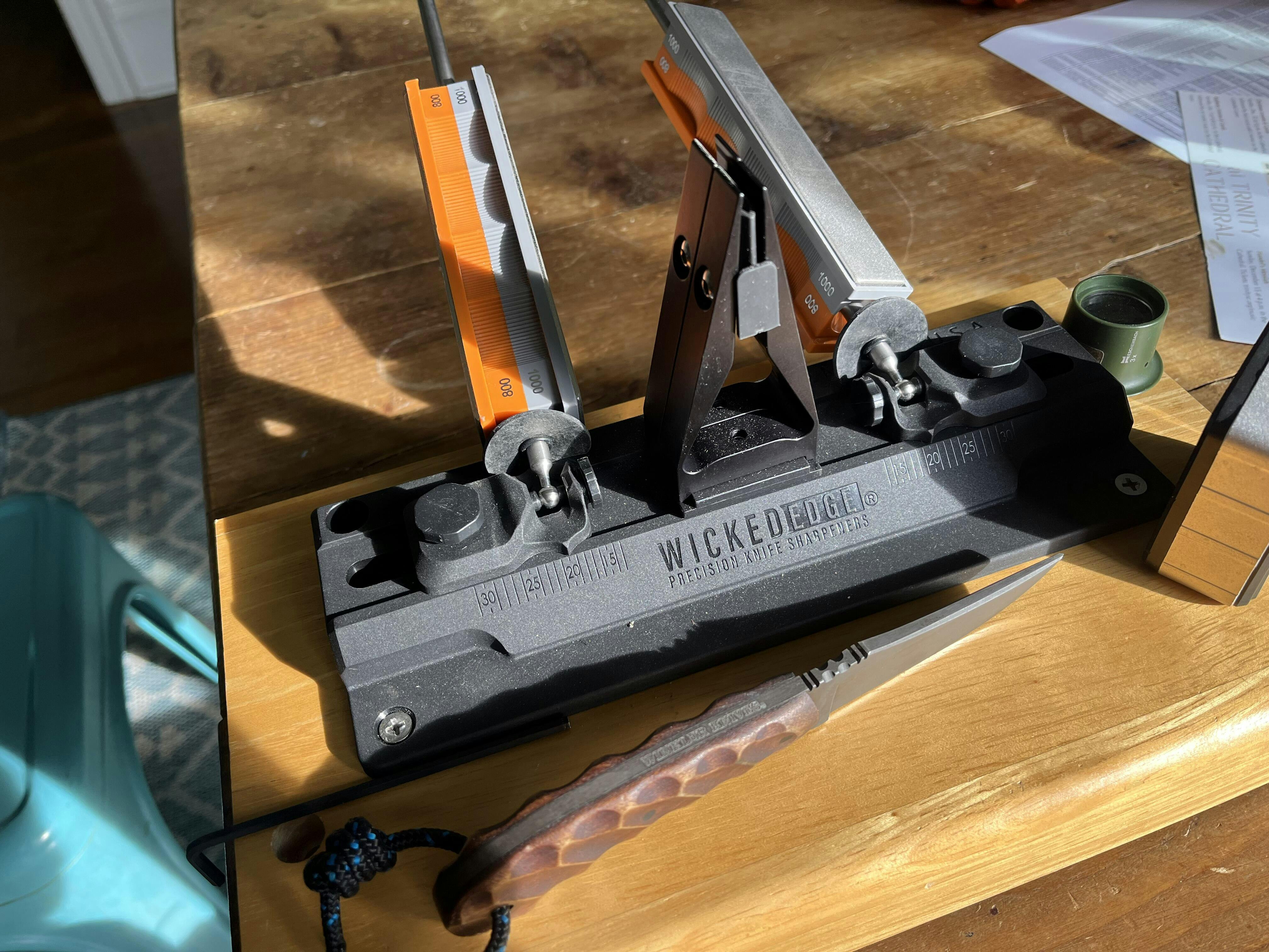 Wicked Edge Precision Knife Sharpener 4/2 Micron Diamond Emulsion and ...