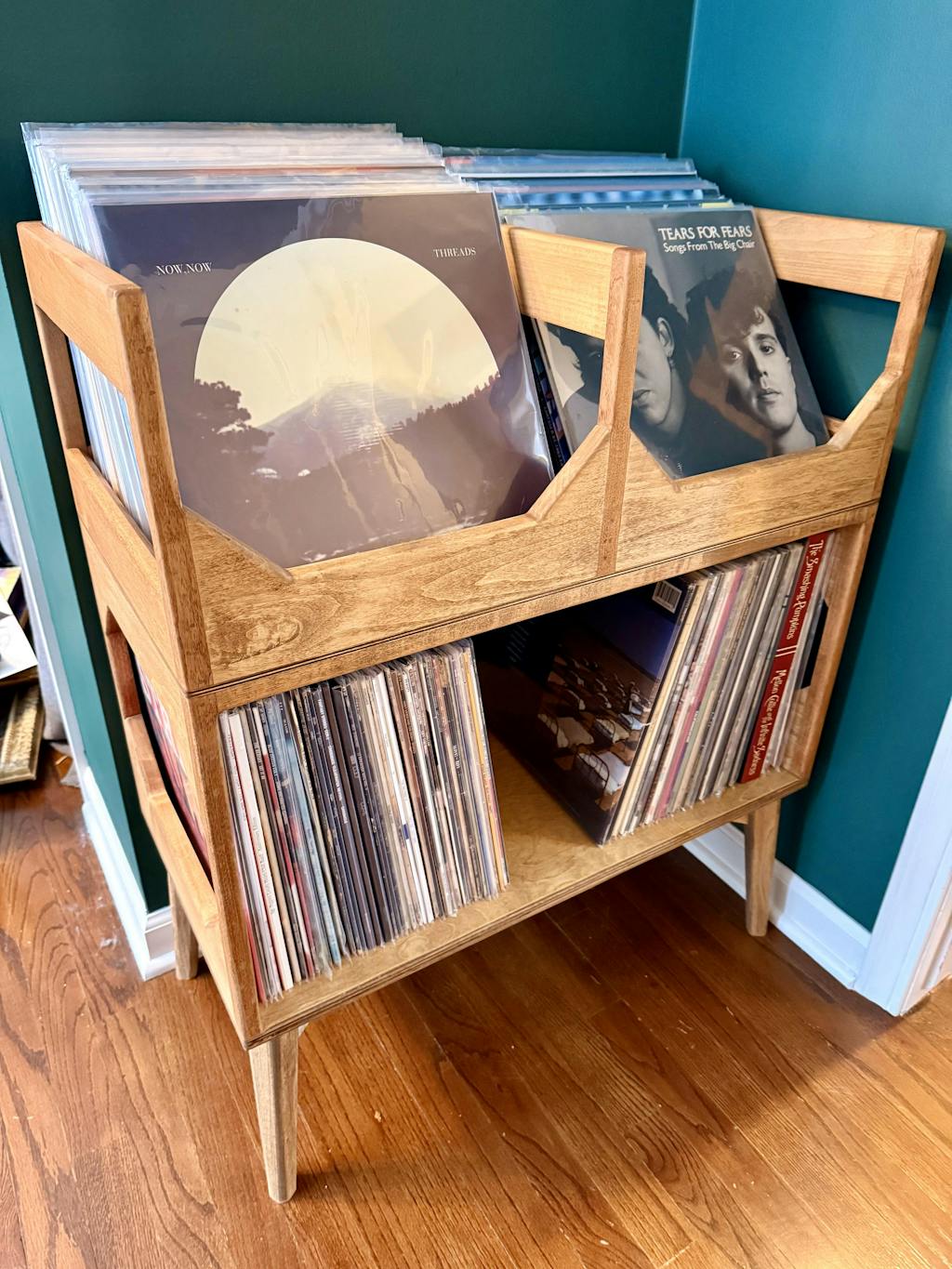 The Deluxe Vinyl Record Storage – WickerWoodWorks