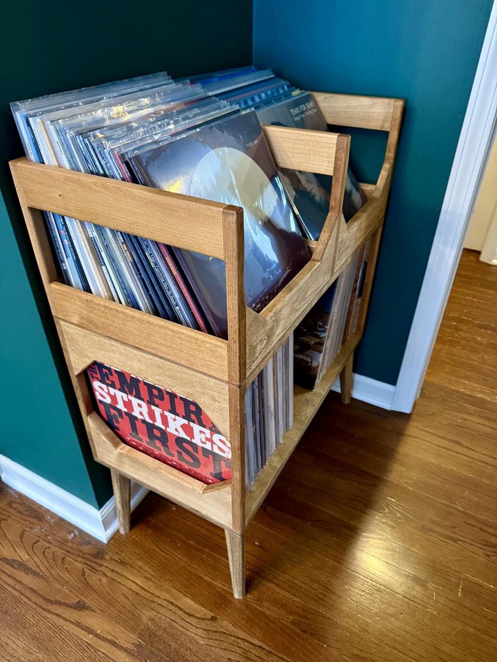 The Deluxe Vinyl Record Storage – WickerWoodWorks