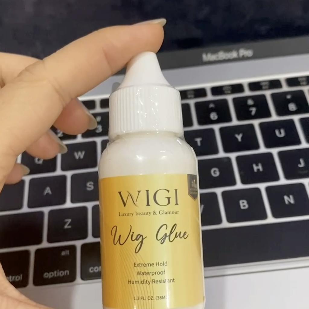WIGI Premium Wig Glue 1.3 fl. oz. - Lace Glue Invisible, Strong Hold, – WIGI Hair