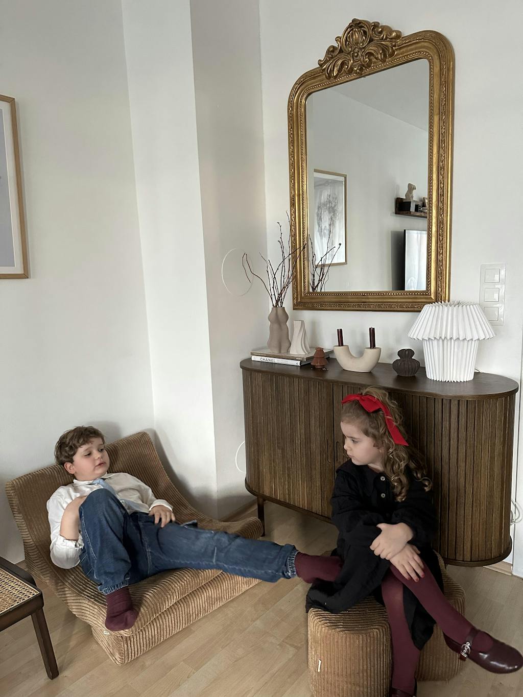 Terrazzo Moss Cloud Pouffe | Wigiwama