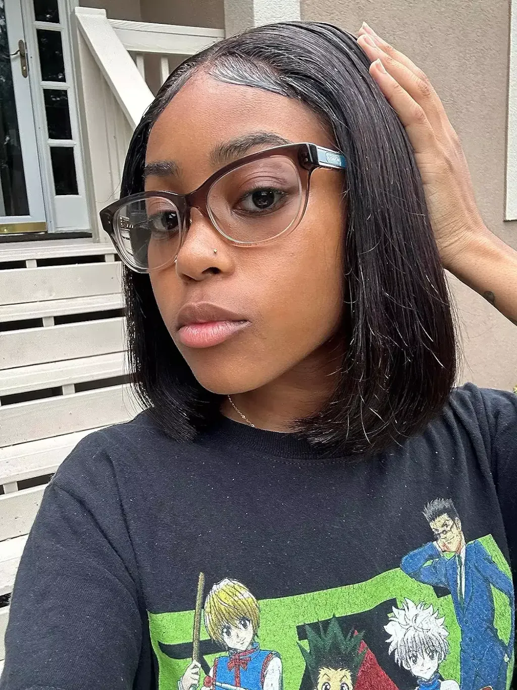 Wear and Go Straight Bob Transparent and Pre-cut 4x4 Lace Closure Glue
