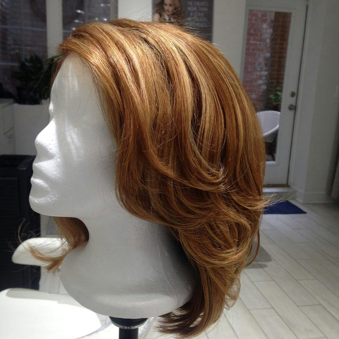 Wigyy Shouder Length Curl Elegant Wig