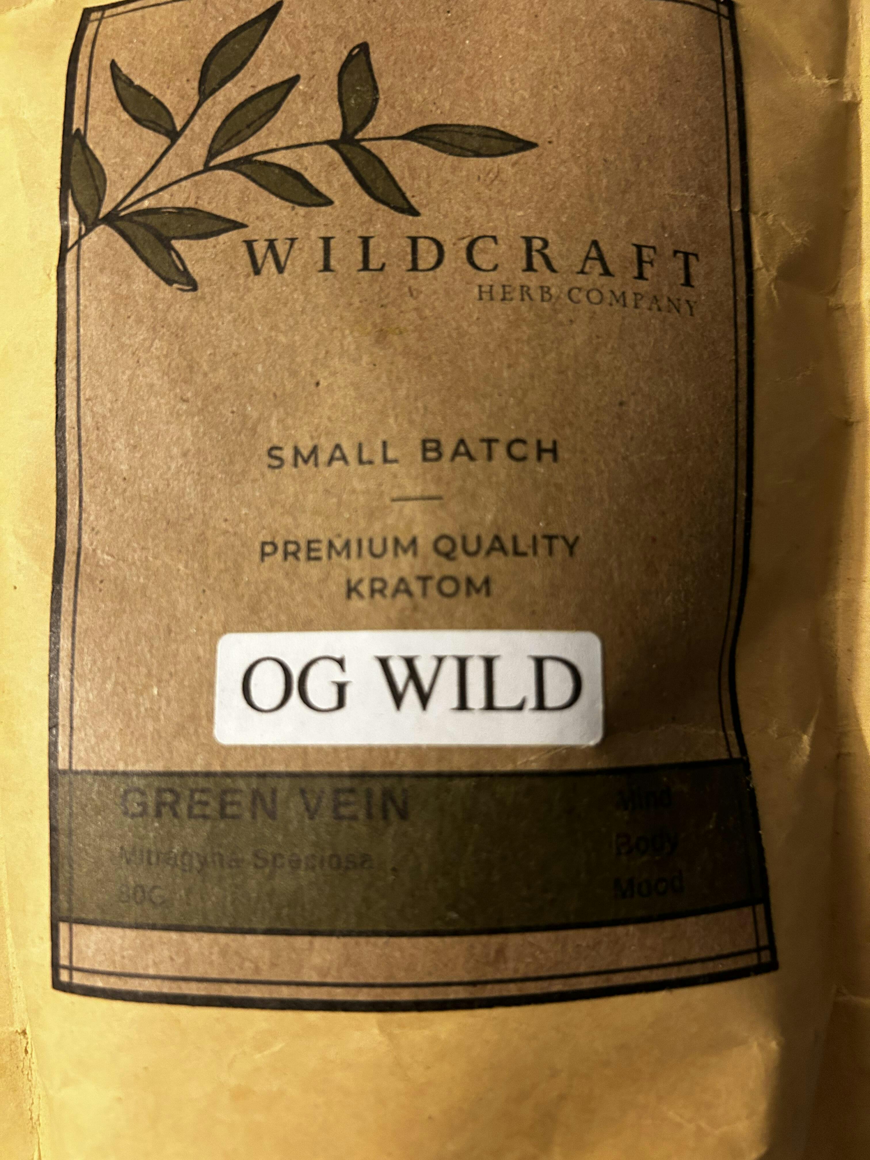 OG Wild Red Vein Powdered Leaf - Wildcraft Herb Company