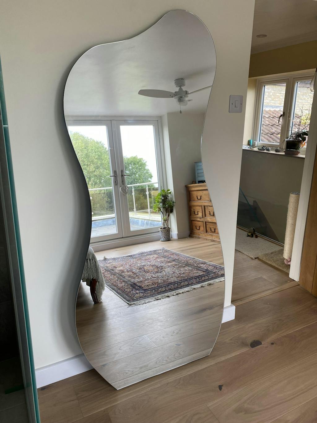 Large Frameless Full Length Pond Mirror 170cm x 80cm- Edge
