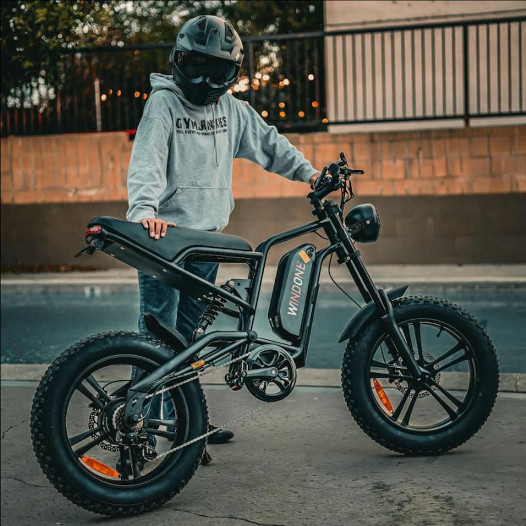 Windone E2 Fat Tire Off Road Urban Commuter Electric Bike