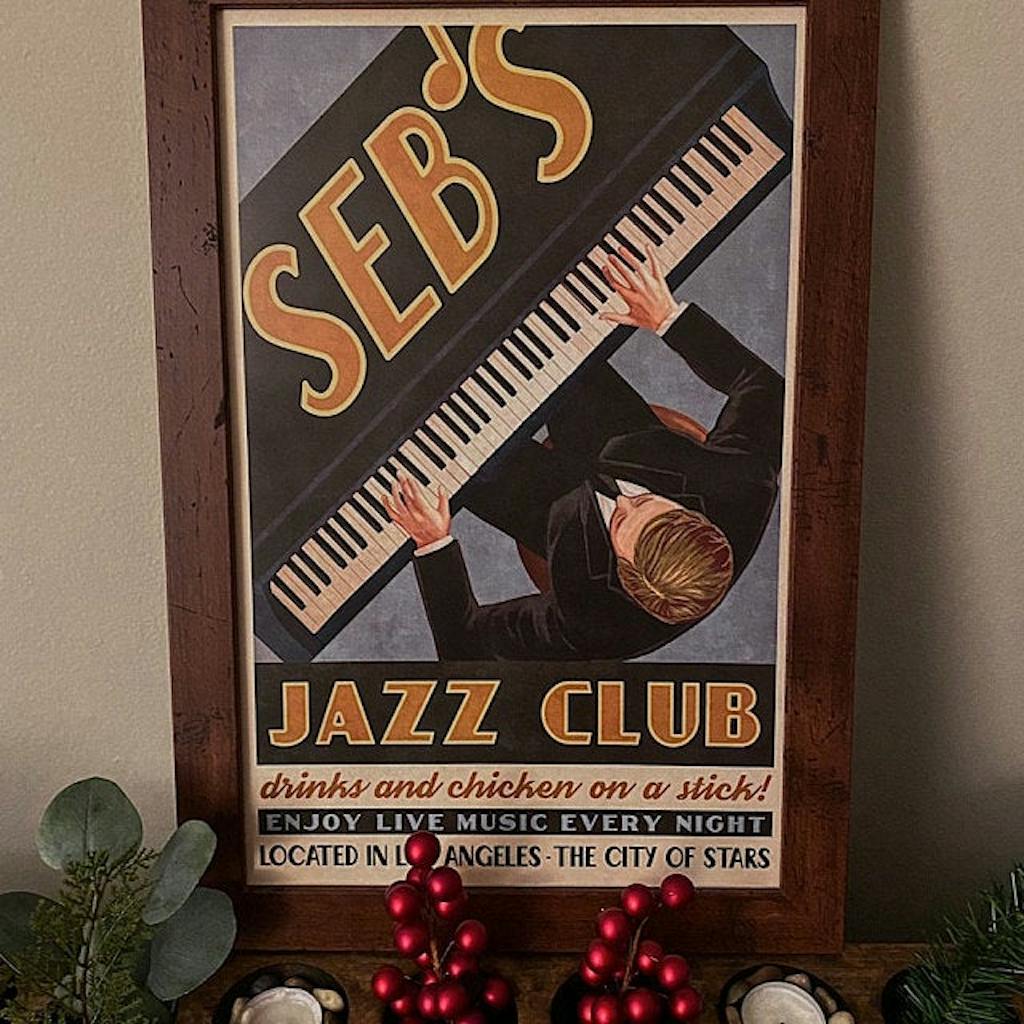 Seb's Jazz Club Retro Vintage Ad Poster – WindowShopGal