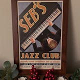 Seb's Jazz Club Retro Vintage Ad Poster – WindowShopGal