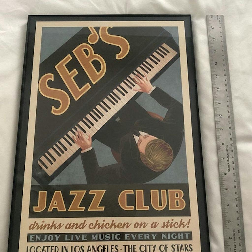 Seb's Jazz Club Retro Vintage Ad Poster – WindowShopGal