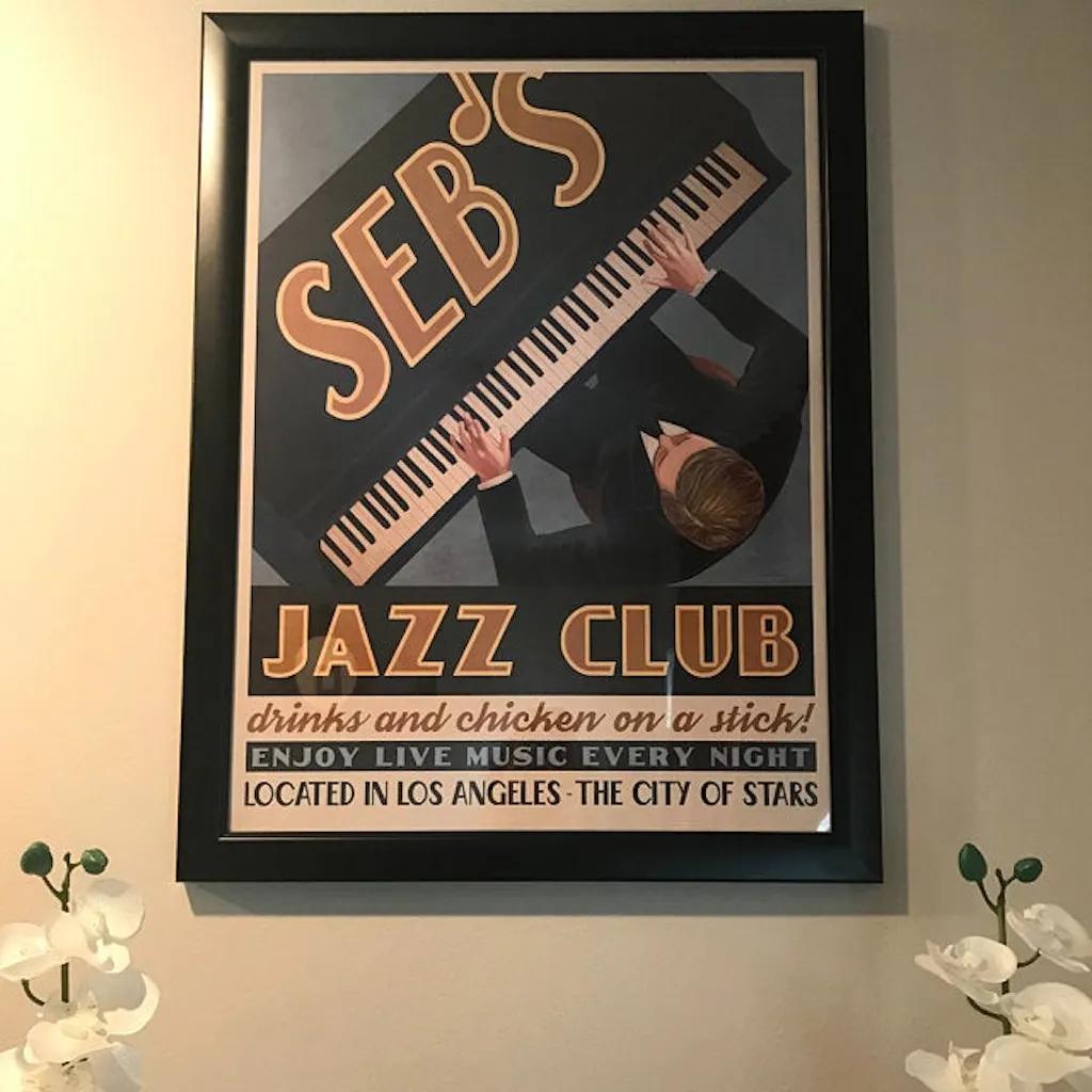 Seb's Jazz Club Retro Vintage Ad Poster – WindowShopGal
