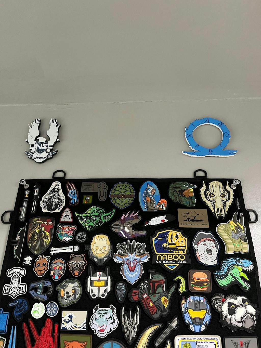 Halo UNSC United Nations Space Command 3D printed Logo Sign Wall Desk ...