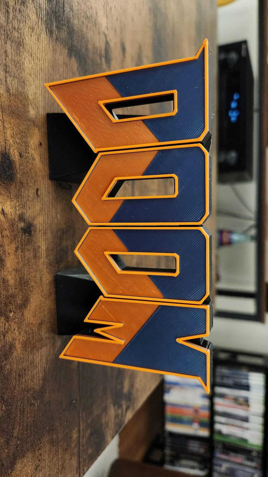 Doom Video Game 3D printed Logo Sign Wall Desk Shelf Art – WindyCity3D