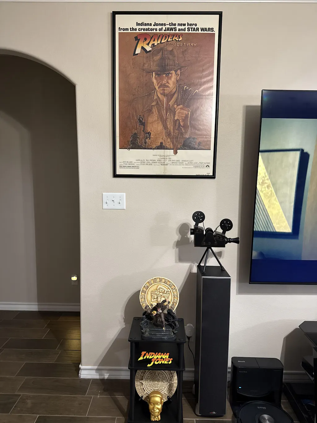 Indiana Jones 3D printed Logo Sign Wall Desk Shelf Art – WindyCity3D