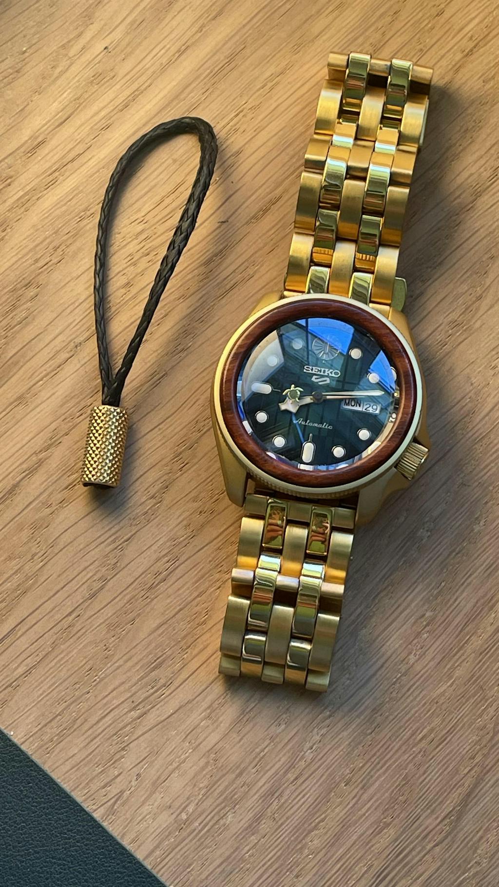 Key Fob - Brass - Wingback