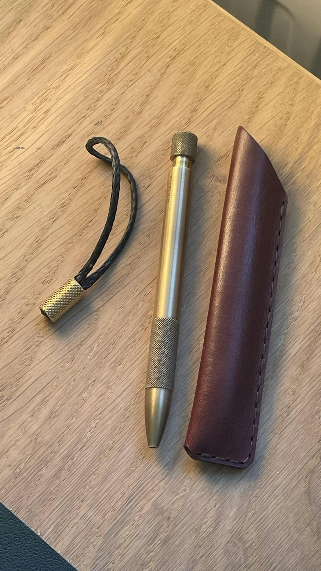 Key Fob - Brass - Wingback