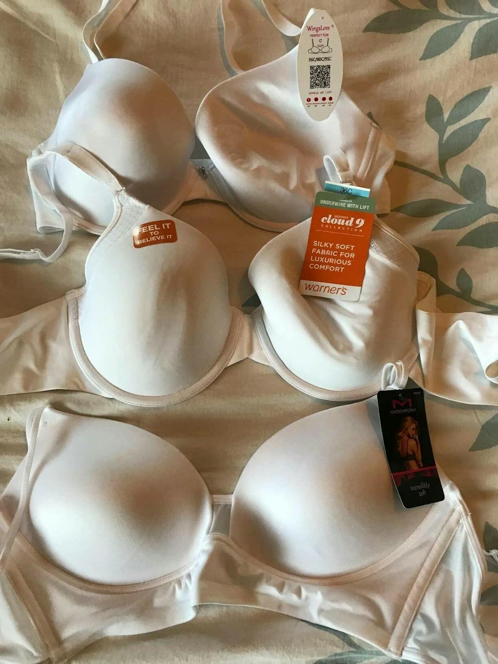 WingsLove Push up Lightly Padded Demi Basic Underwire Bra