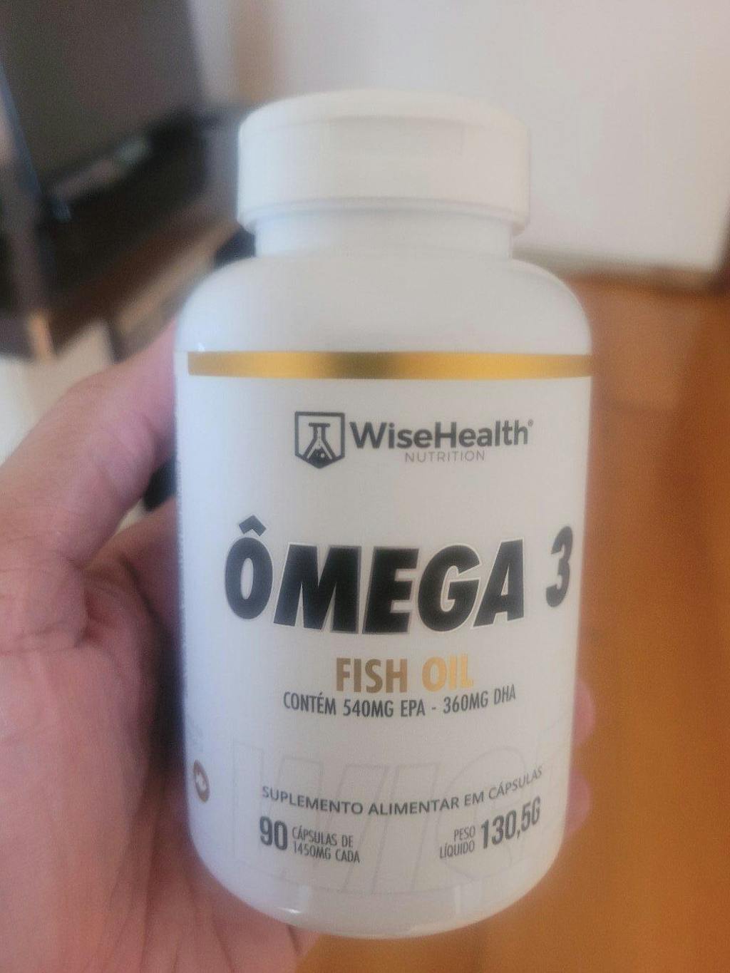 Ômega 3 - Fish Oil (90 caps) - WiseHealth® Nutrition