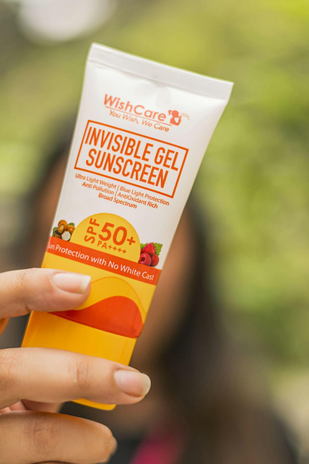 WishCare Invisible Gel Sunscreen SPF 50 | Broad Spectrum Sunscreen