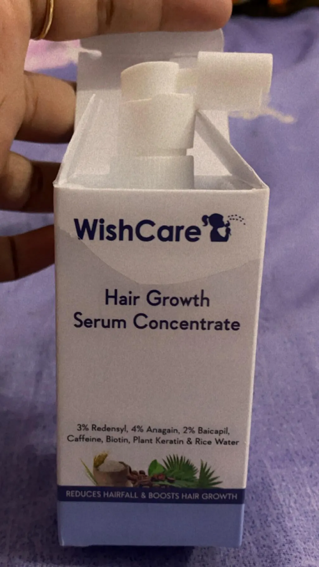WishCare Hair Growth Serum | 3% Redensyl + 4% Anagain