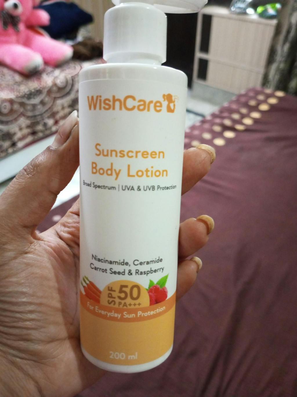 SPF 50 Sunscreen Body Lotion - Broad Spectrum | WishCare