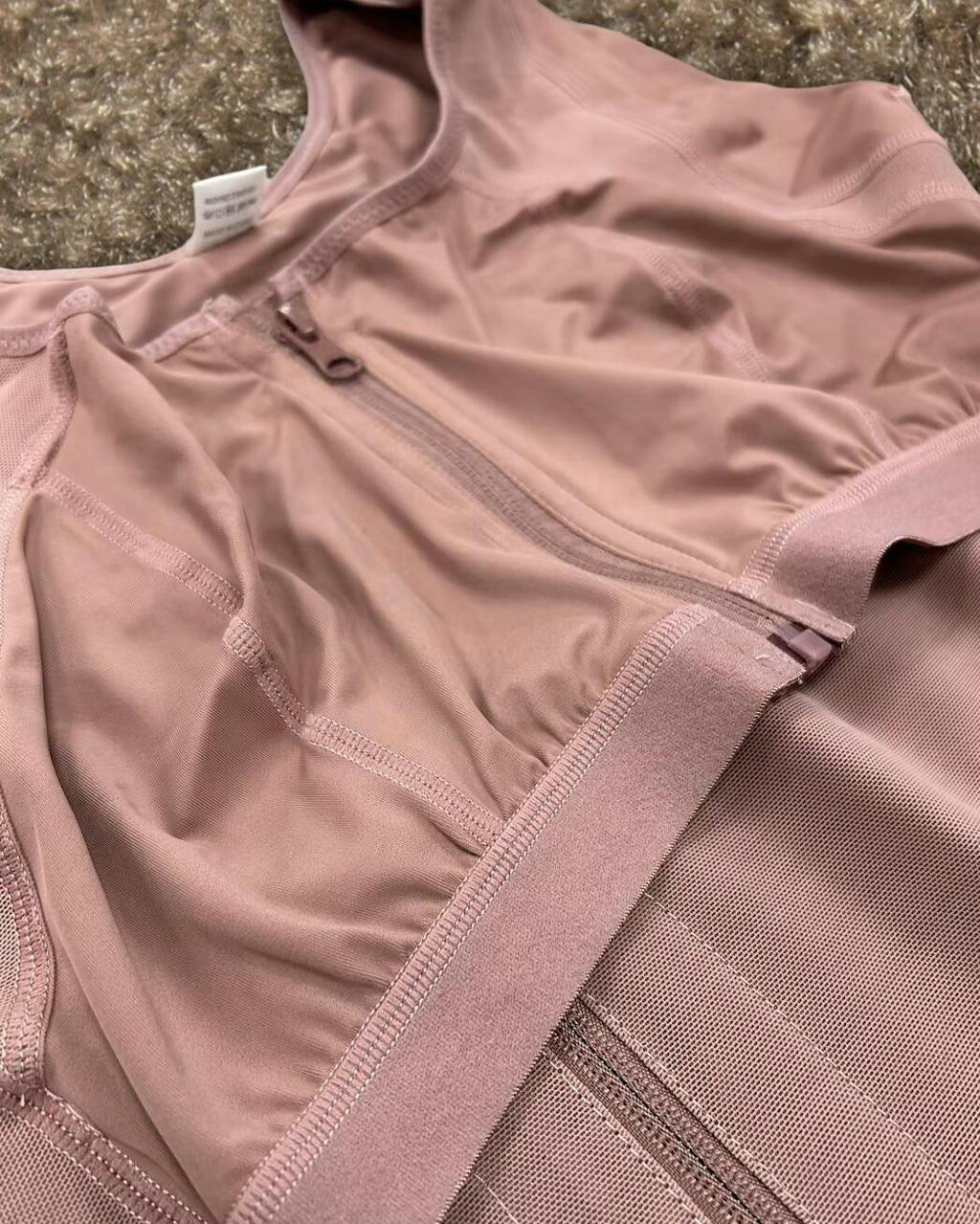 Stage 2 Side Zipper Waist Cinching Faja Waist Cinching Tummy Control S