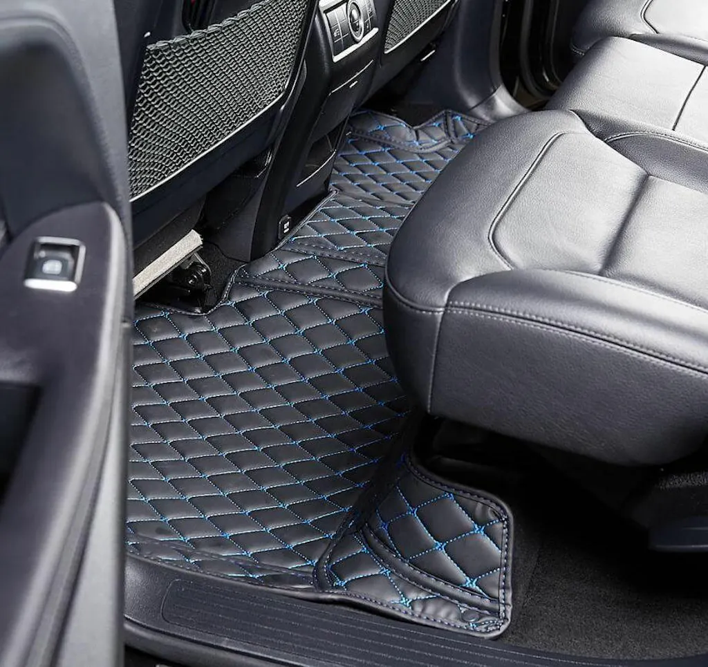 Black & Blue Luxury Custom Car Mats – Witamats