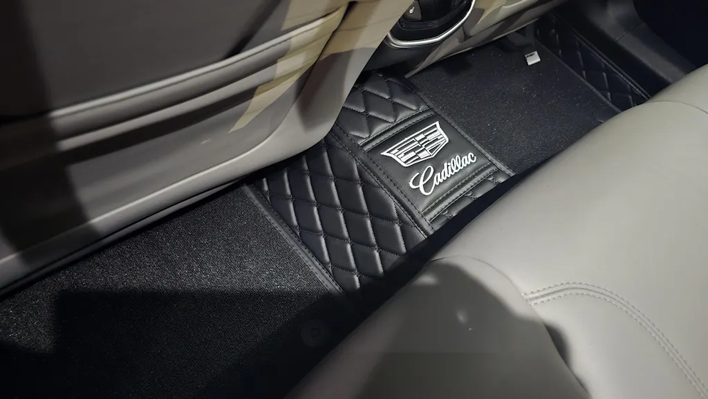 Black & Black Luxury Double Layer Custom Car Mat - Witamats
