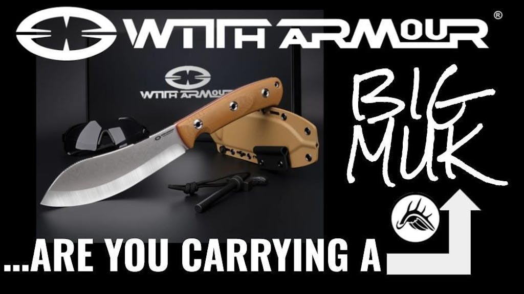 BigMuk-TN Fixed Blade Knife | 1095 High Carbon Steel | WithArmour ...