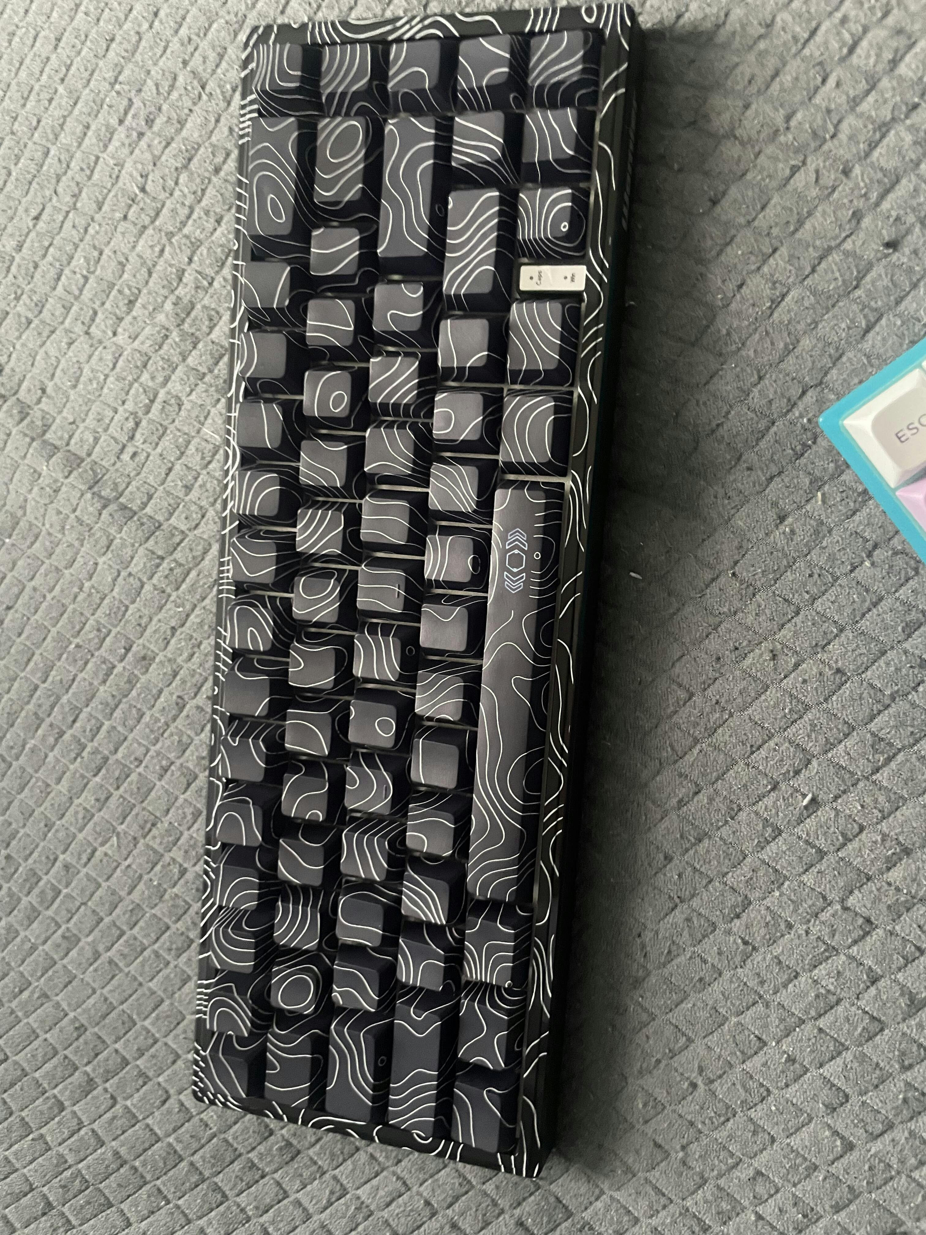 Womier M68 HE 65% Topographic Themed Hall Effect Wired Gaming Keyboard ...