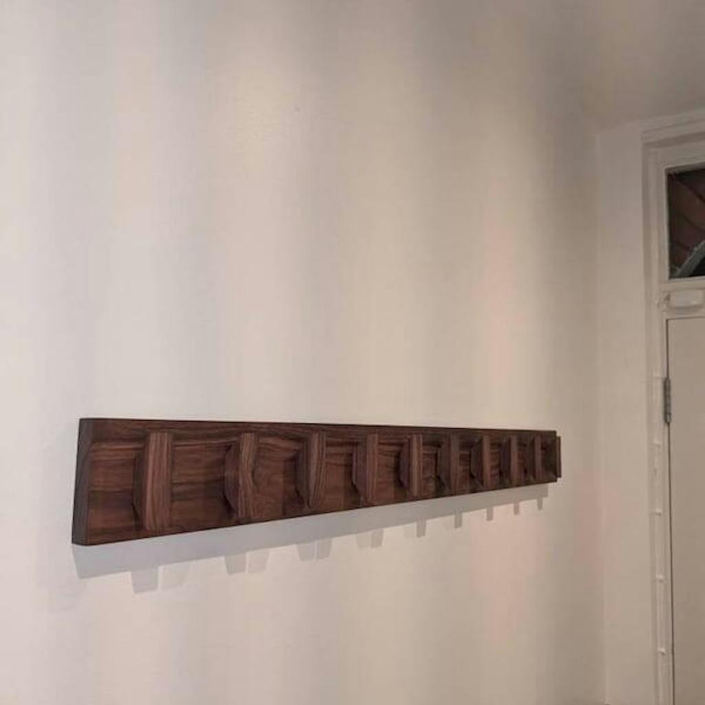 Solid Black Walnut Scandi Coat Rack – Wood 'N' Pegs