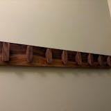 Solid Black Walnut Scandi Coat Rack – Wood 'N' Pegs