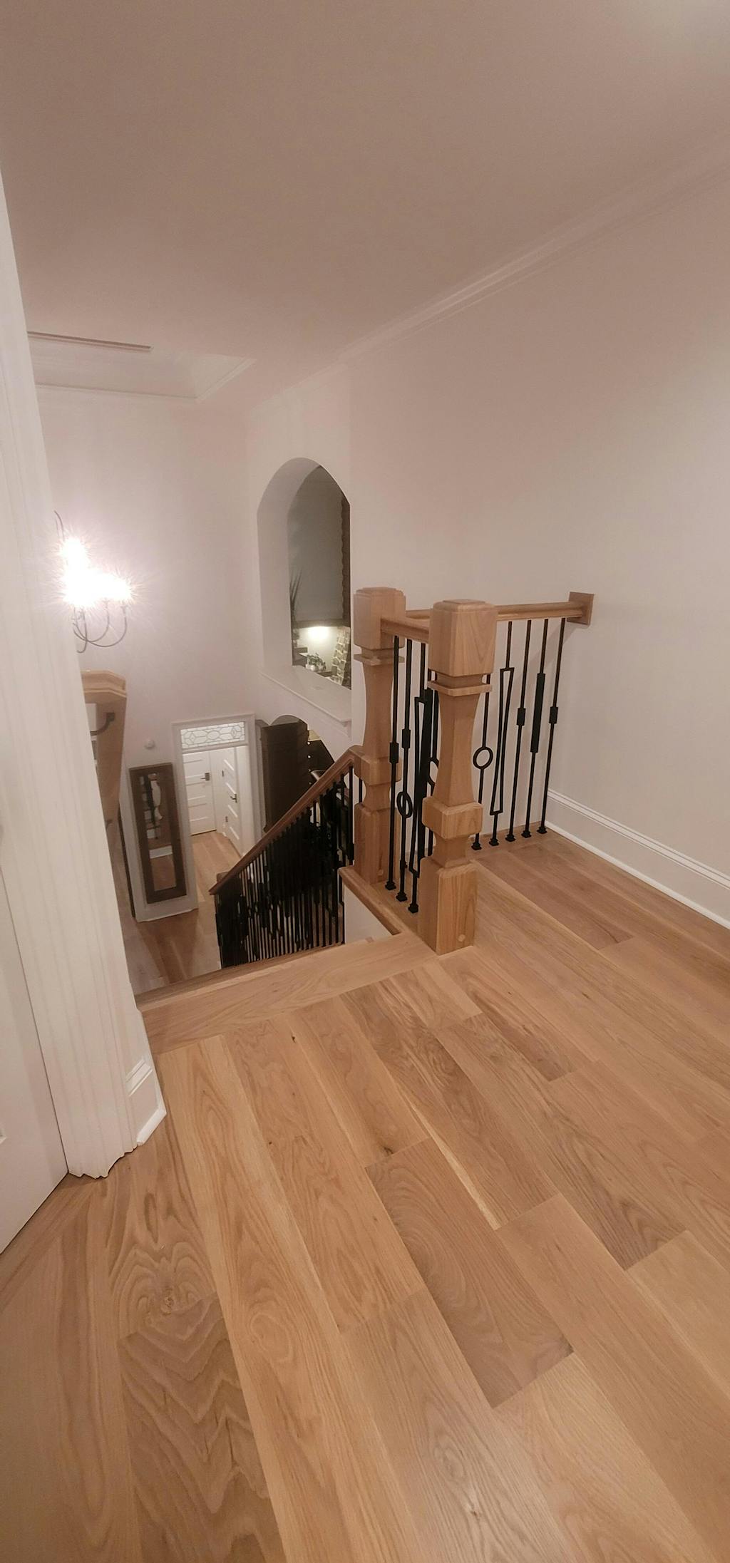 Great Modern Newel Post - Handcrafted Box Newel Posts - Wood Carved Shop