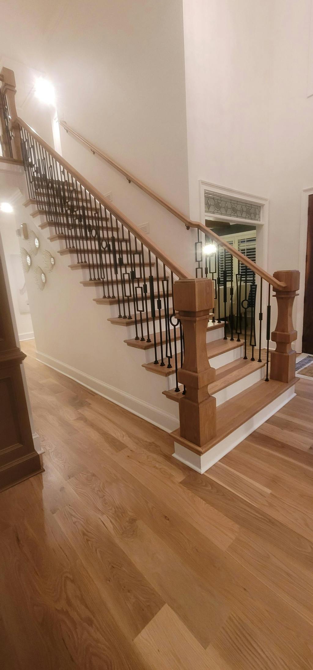 Great Modern Newel Post - Handcrafted Box Newel Posts - Wood Carved Shop