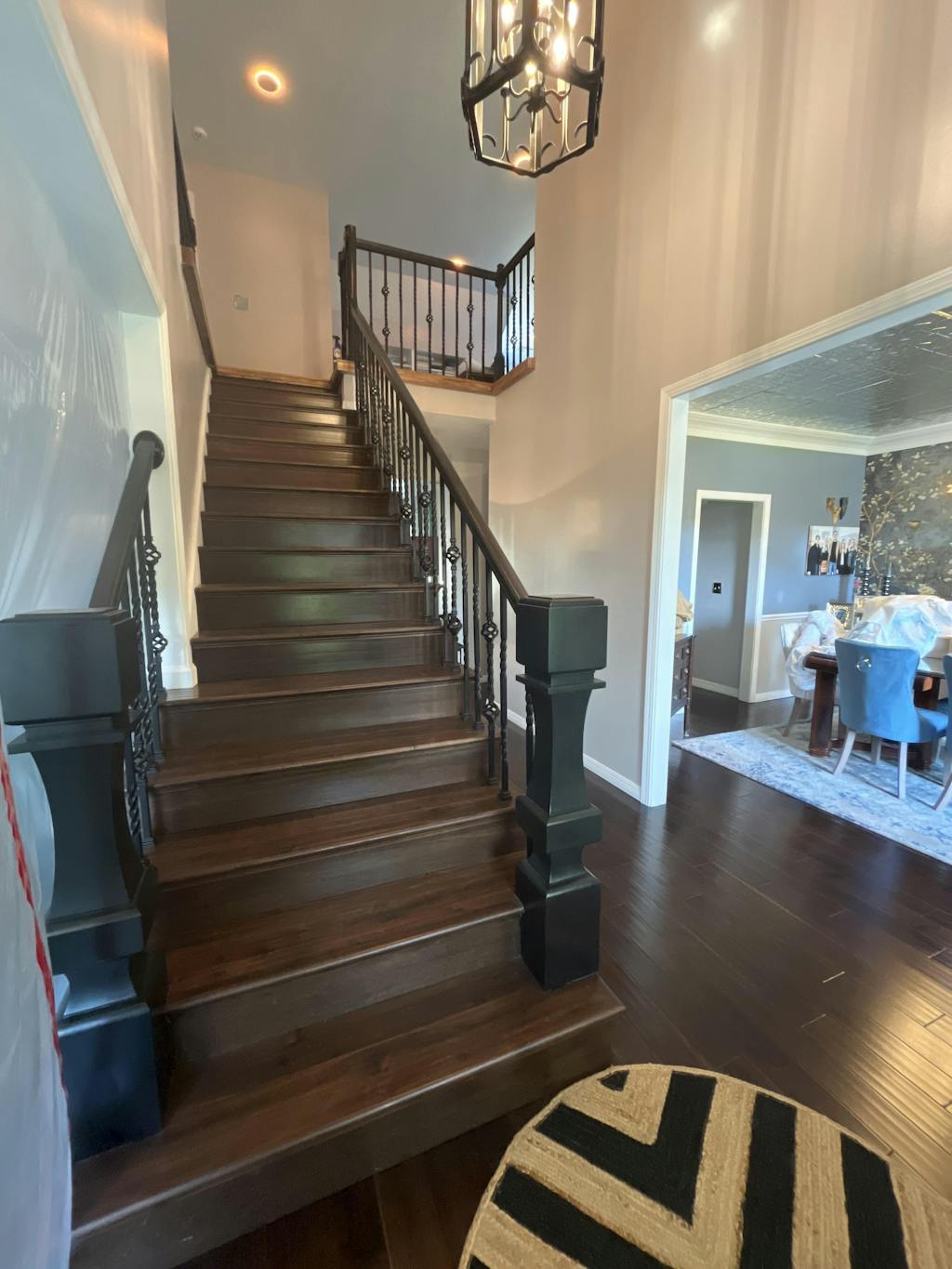 Great Modern Newel Post - Handcrafted Box Newel Posts - Wood Carved Shop