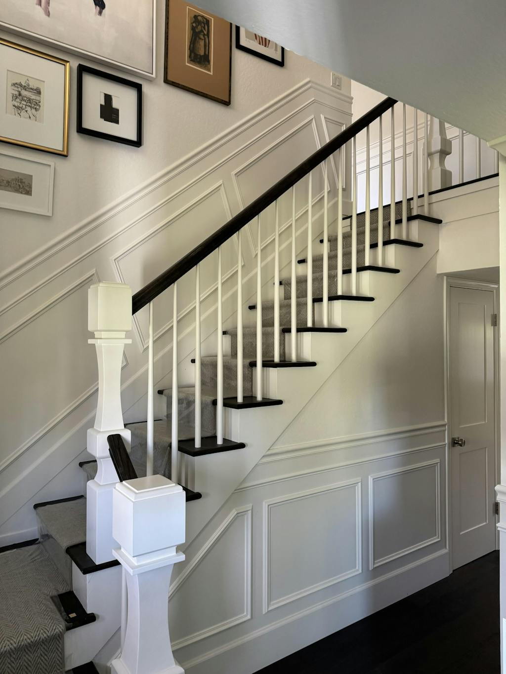 Great Modern Newel Post - Handcrafted Box Newel Posts - Wood Carved Shop