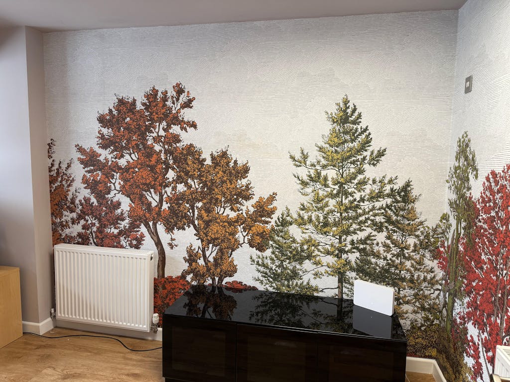 Heaton Park Autumn Mural – Scenic Botanical Wallpaper, High Quality ...
