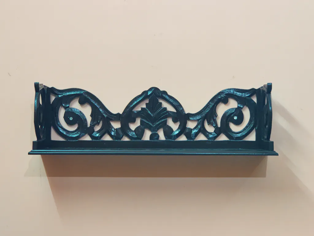 Buy Wooden Twist Wall Decor Floating Wall Shelf Rack/Bracket Online at ...