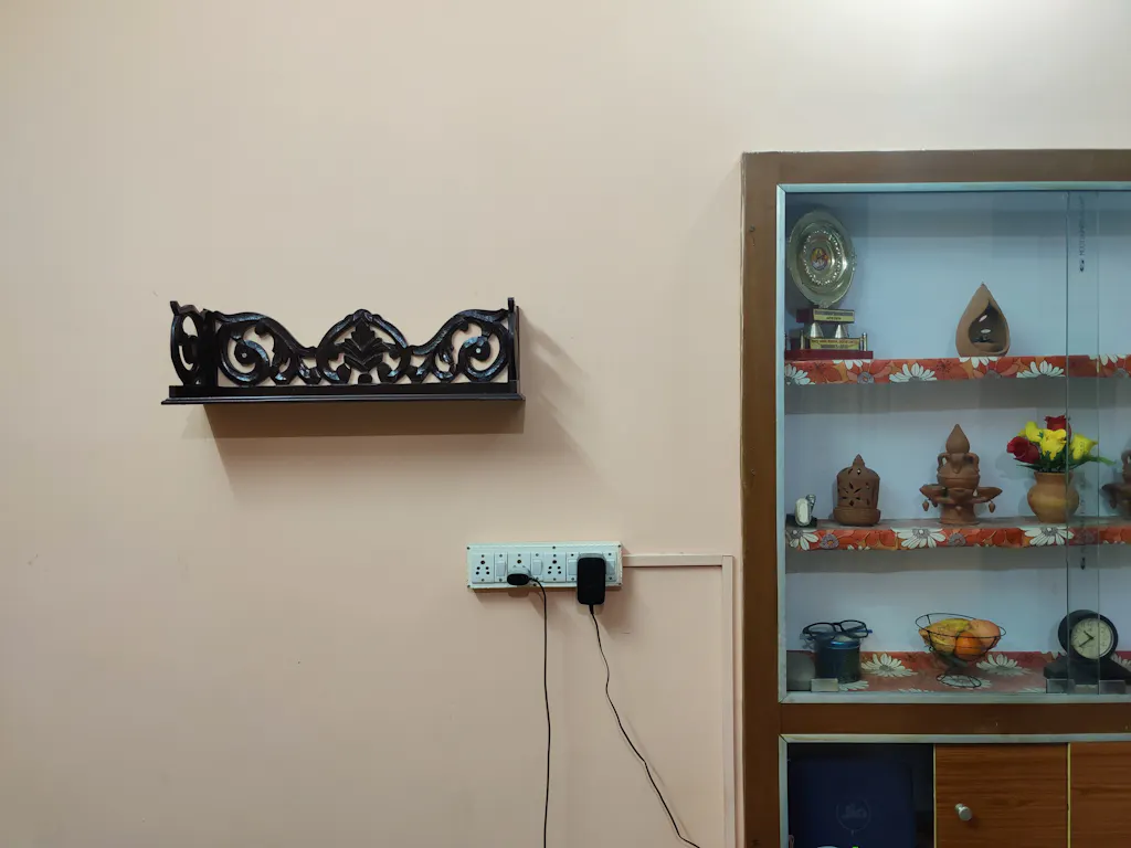 Buy Wooden Twist Wall Decor Floating Wall Shelf Rack/Bracket Online at ...