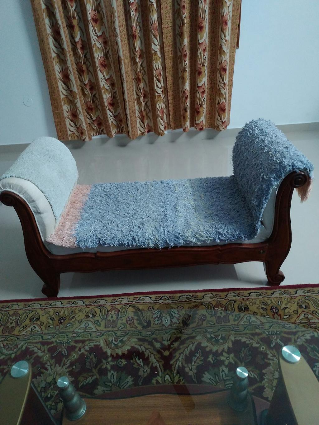 Buy Wooden Twist Magnifico Wooden Living Room Couch (Teak Wood) Online ...