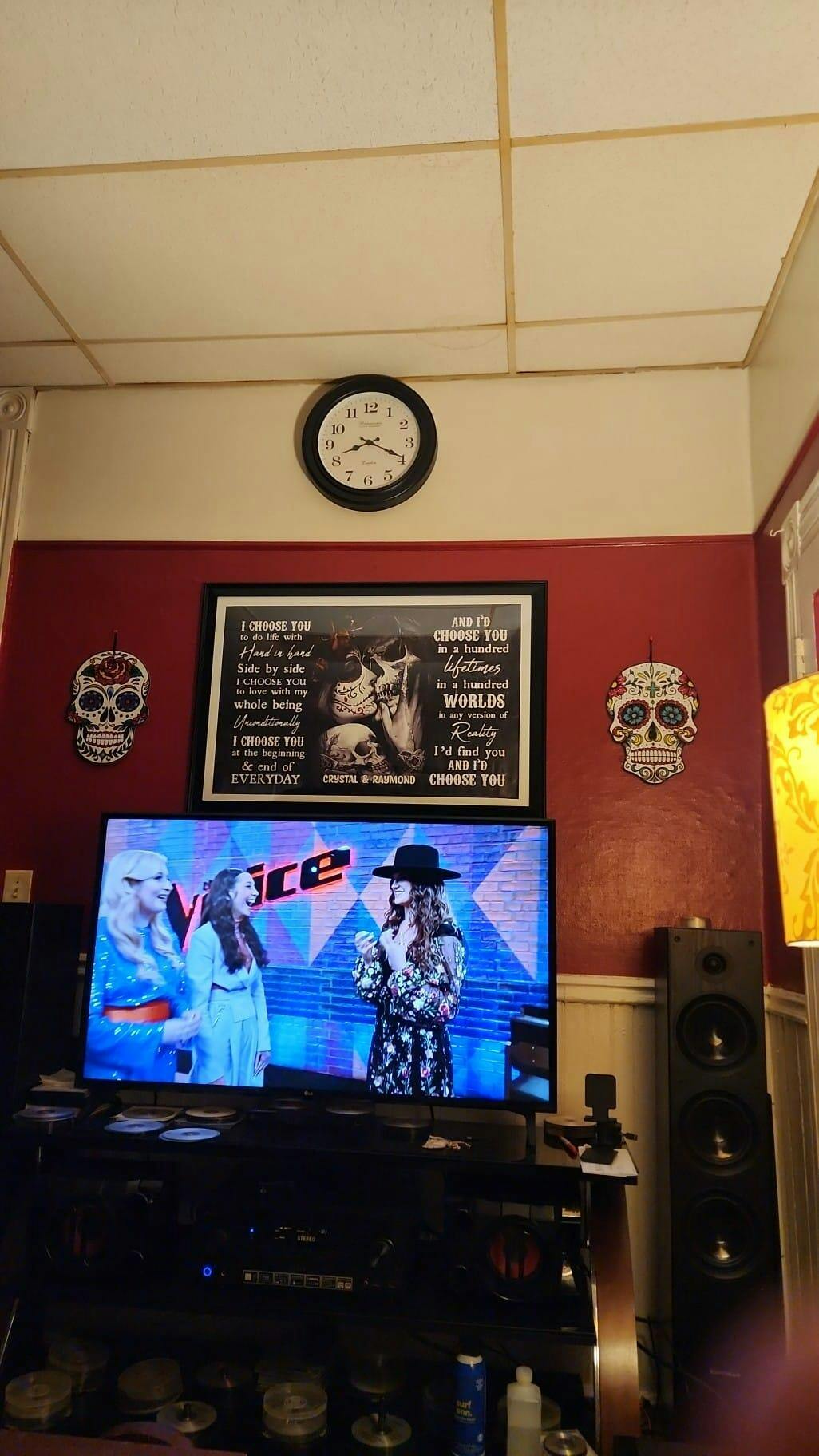 Sugar Skull Poster - Gifts For Couples - Personalized Canvas - Woohops