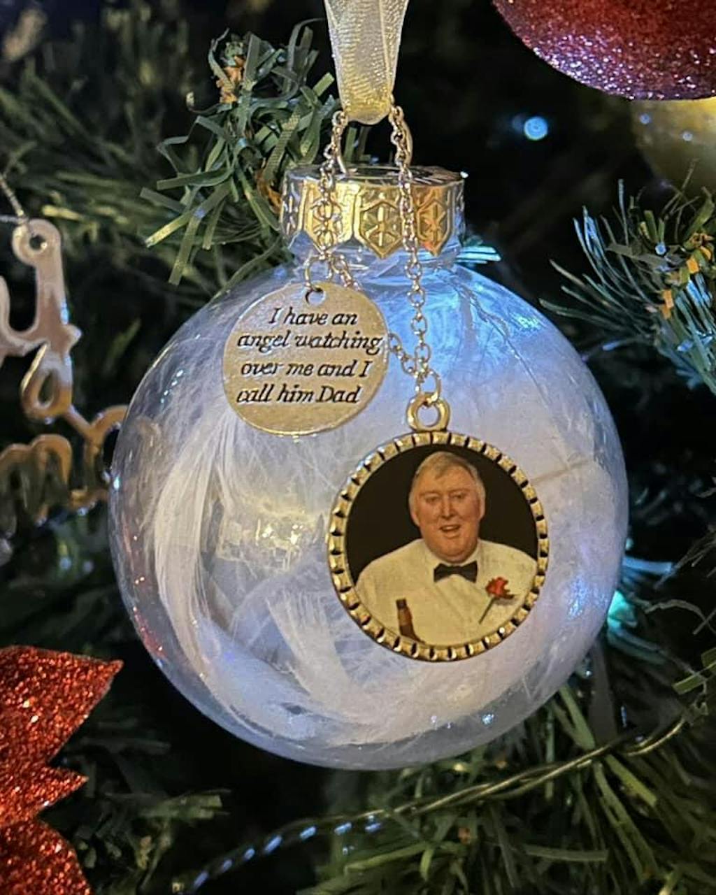 I Have An Angel Watching Over Me-Memorial Personalized Ornament - woohops