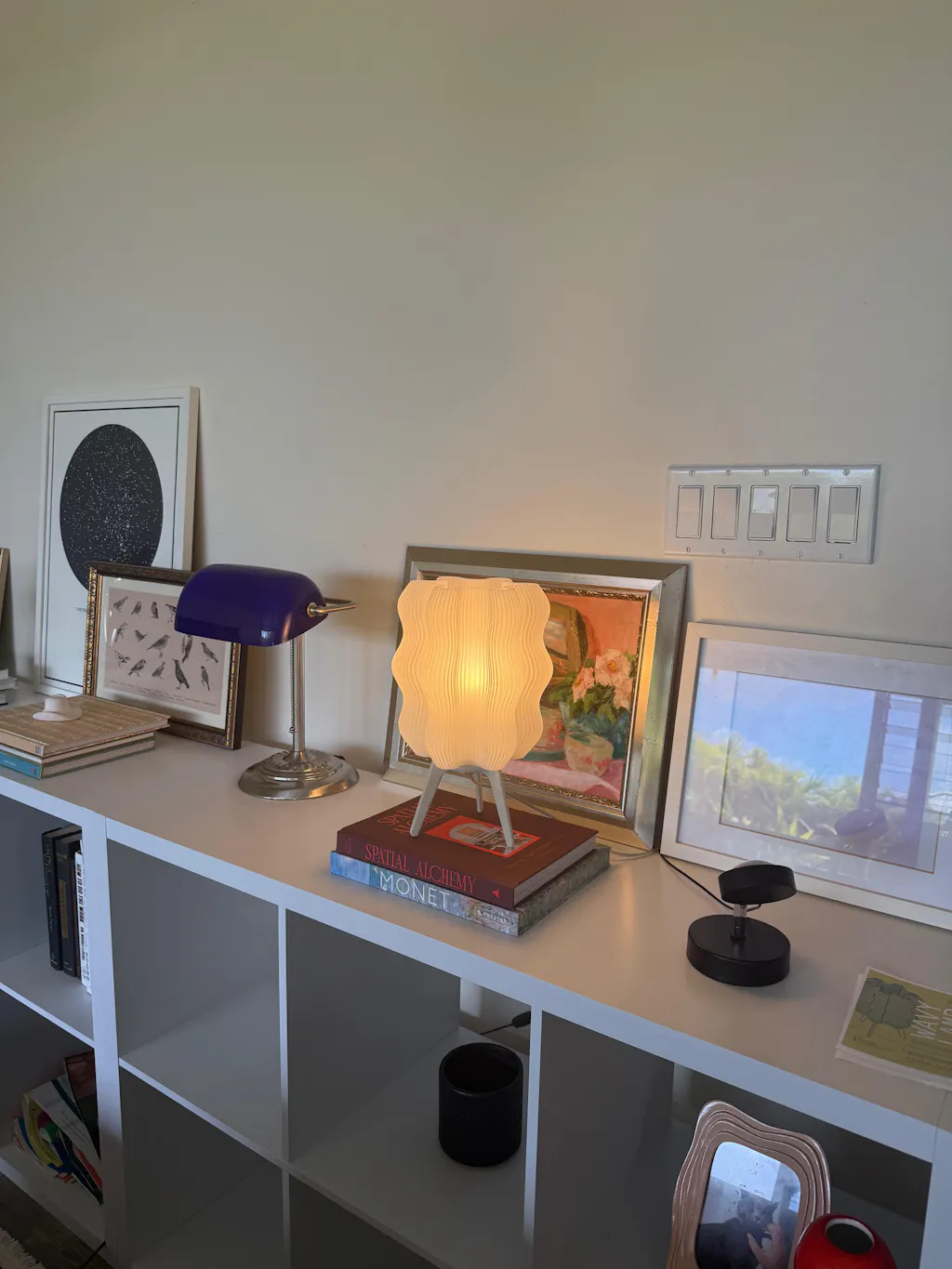 Wooj The Original Wavy Lamp | 3D Printed Designer Mid Century Table Lamp