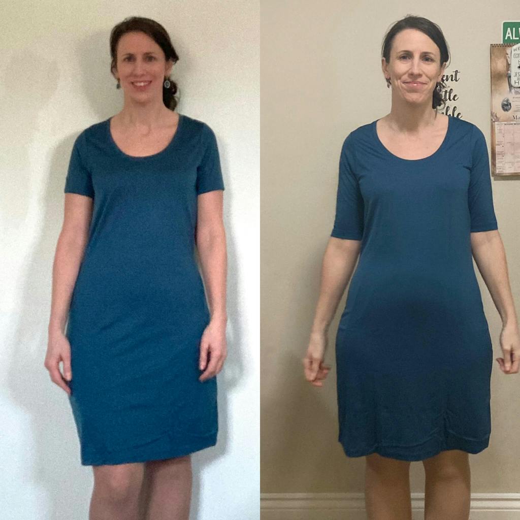 Chloe Merino Wool Fitted Dress - Black - wool&