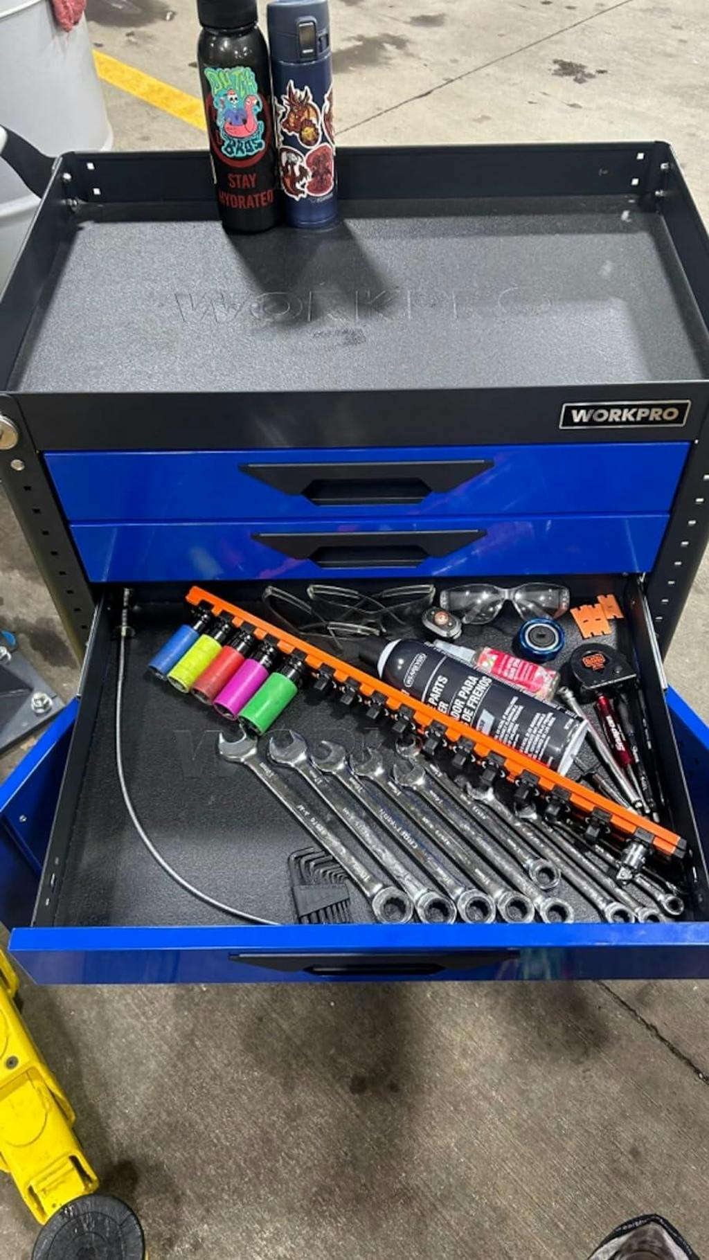 WORKPRO 27.5 Inch 3-Drawer Rolling Tool Chest with Wheels