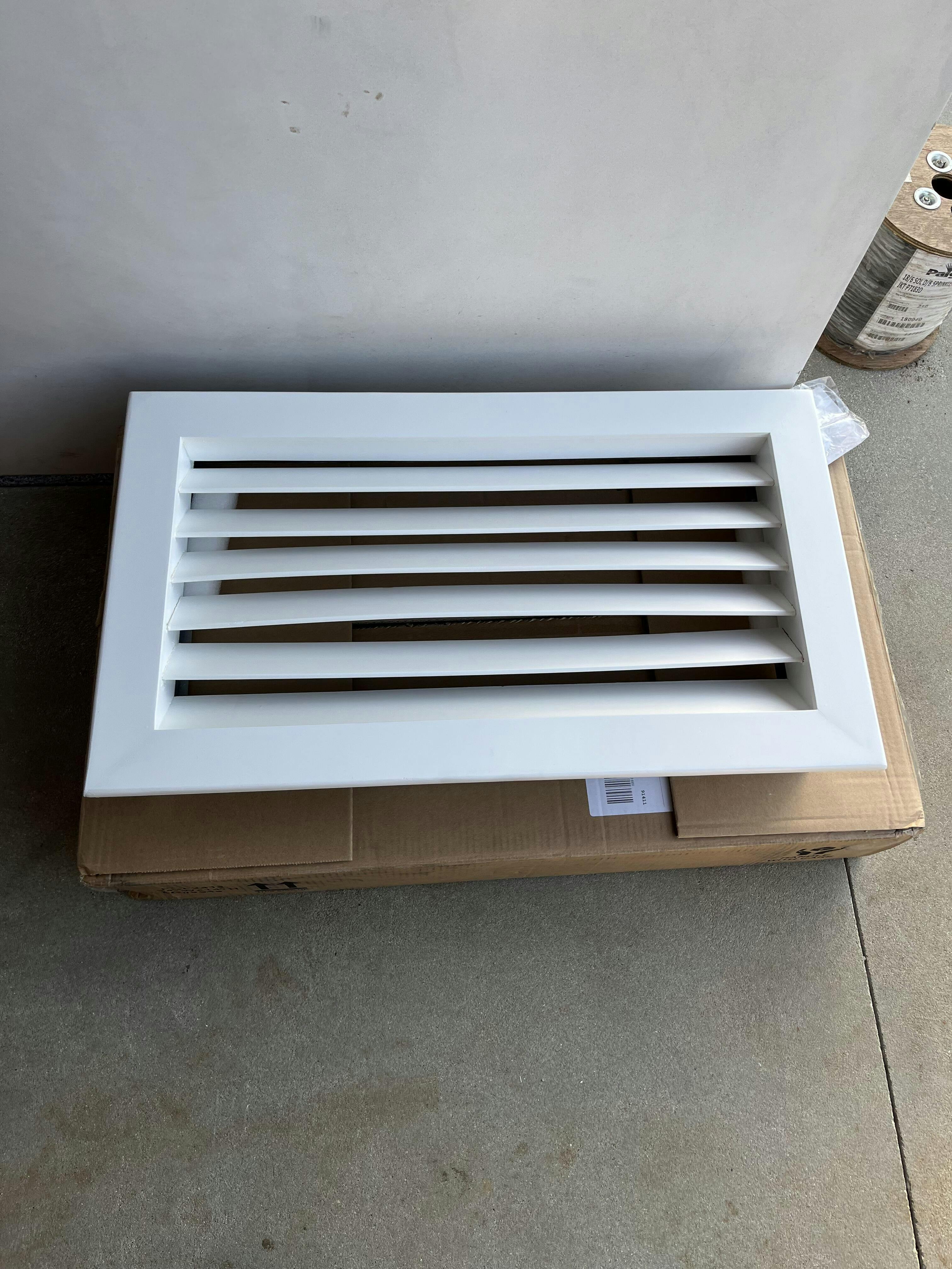 Decorative Wood Paint-Ready A/C Return Vent Covers - Worth Home Products