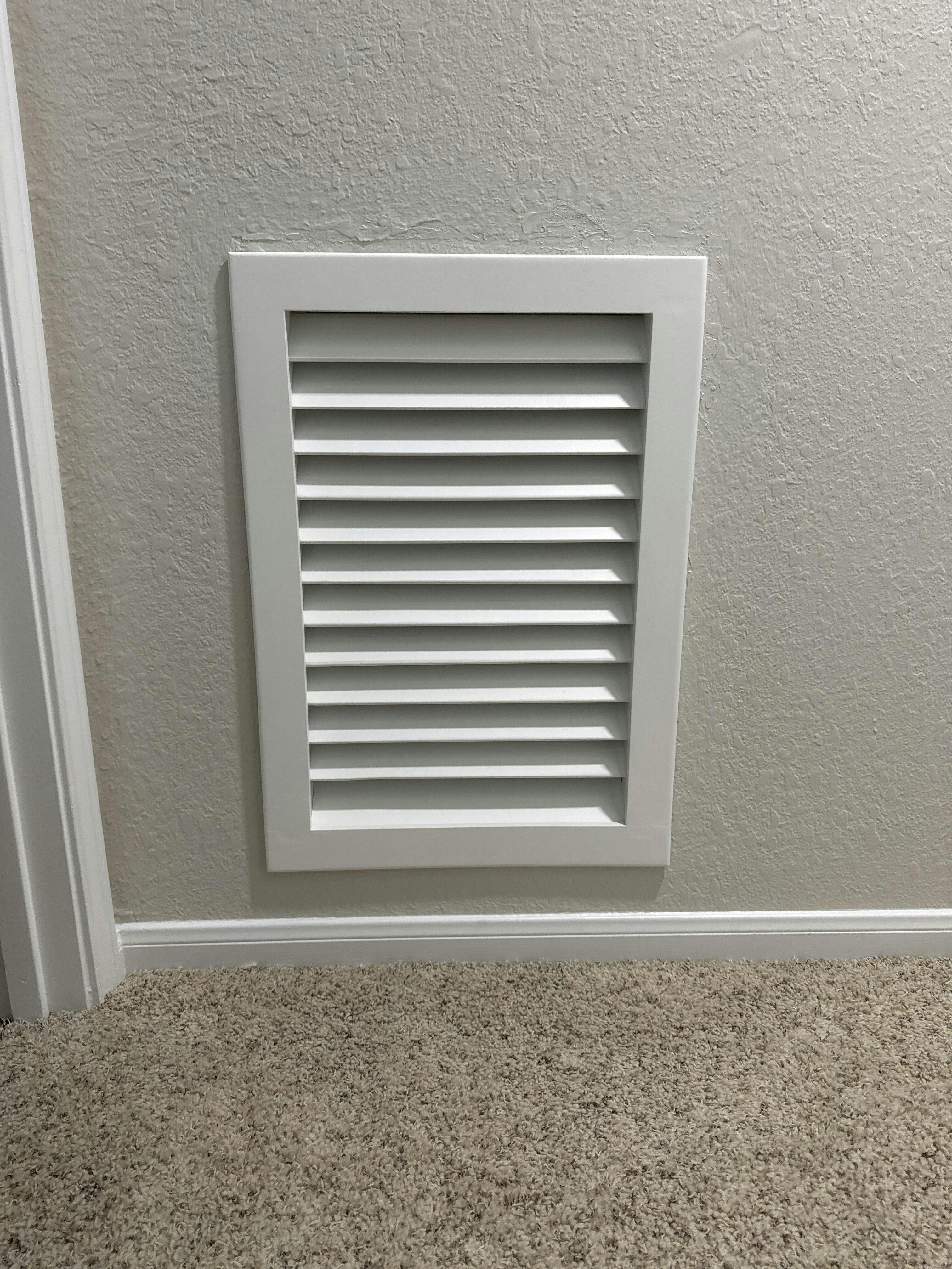 Decorative Wood Paint-Ready A/C Return Vent Covers - Worth Home Products