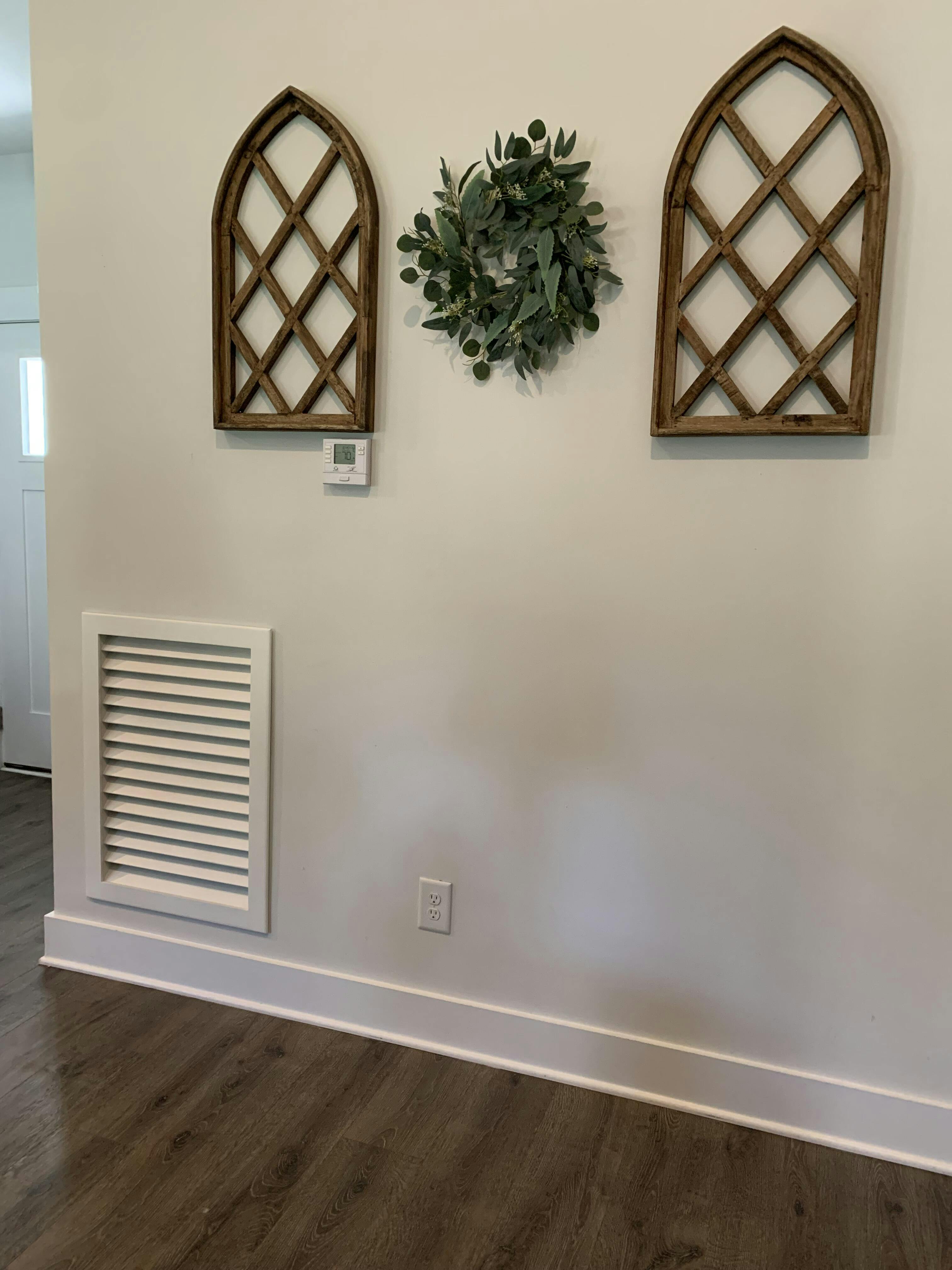 Decorative Wood Paint-Ready A/C Return Vent Covers - Worth Home Products