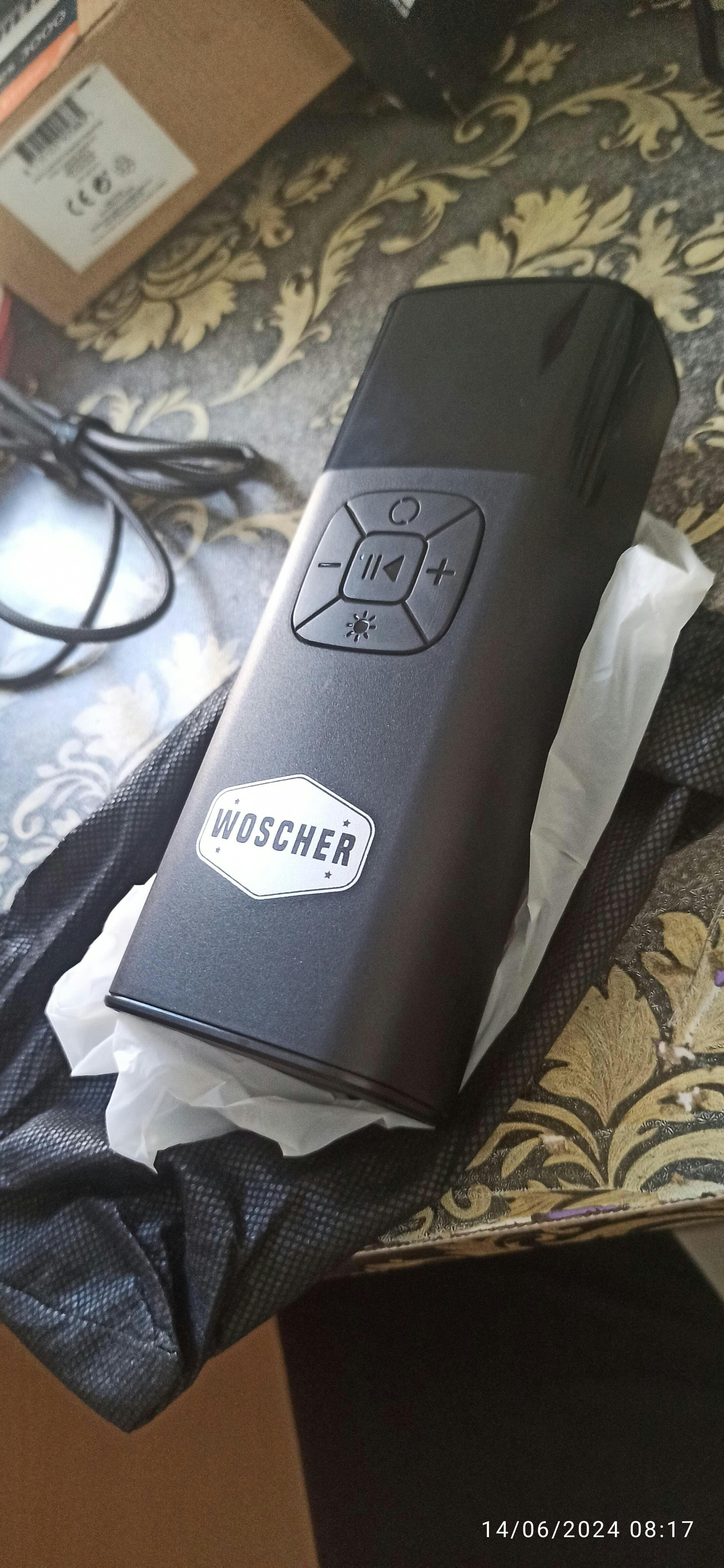 Buy Woscher Electric Tyre Portable Inflator Pump for Car & Bike Online