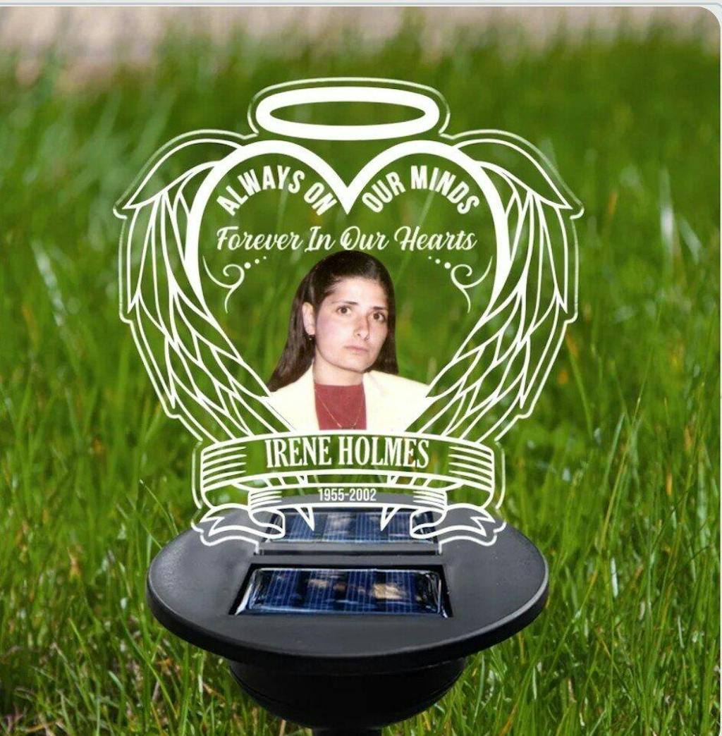 Custom Photo Your Wings Were Ready - Personalized Custom Solar Light ...