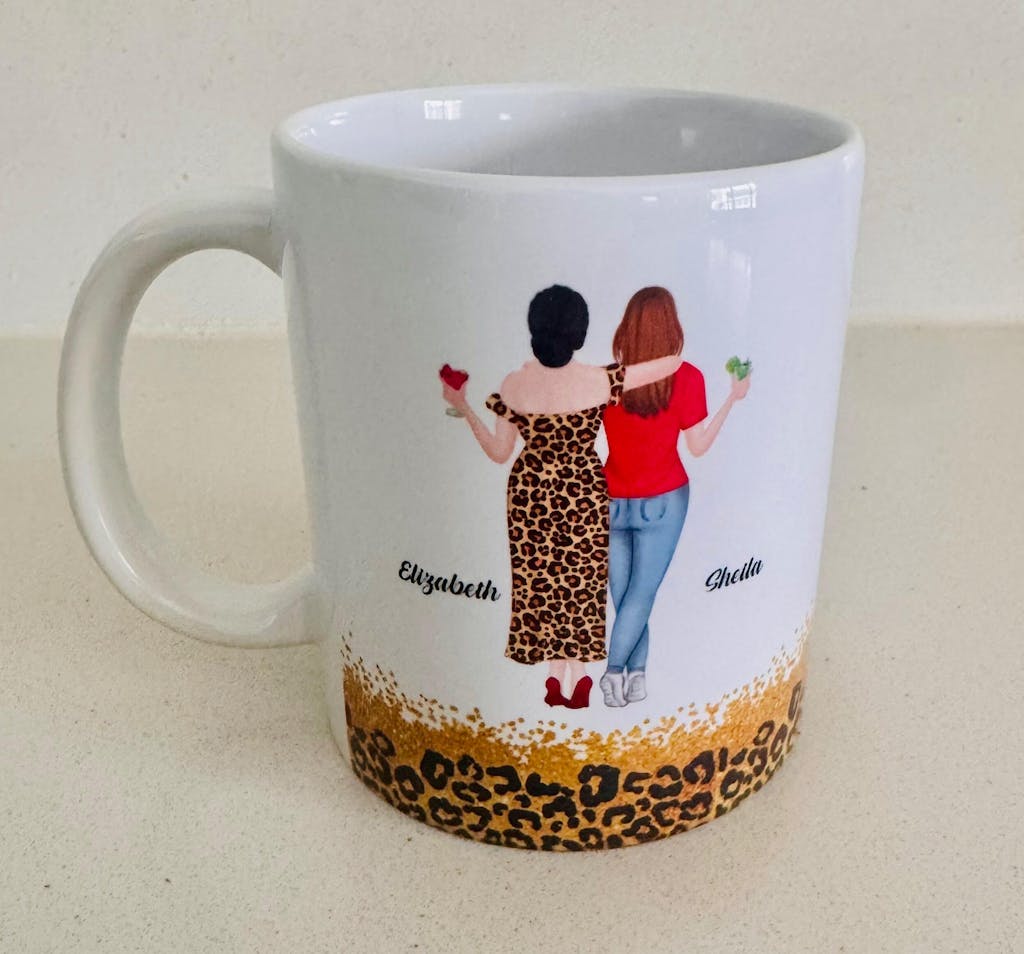 Custom Mugs: Father Daughter & Mom and Daughter Gifts - To My Badass ...